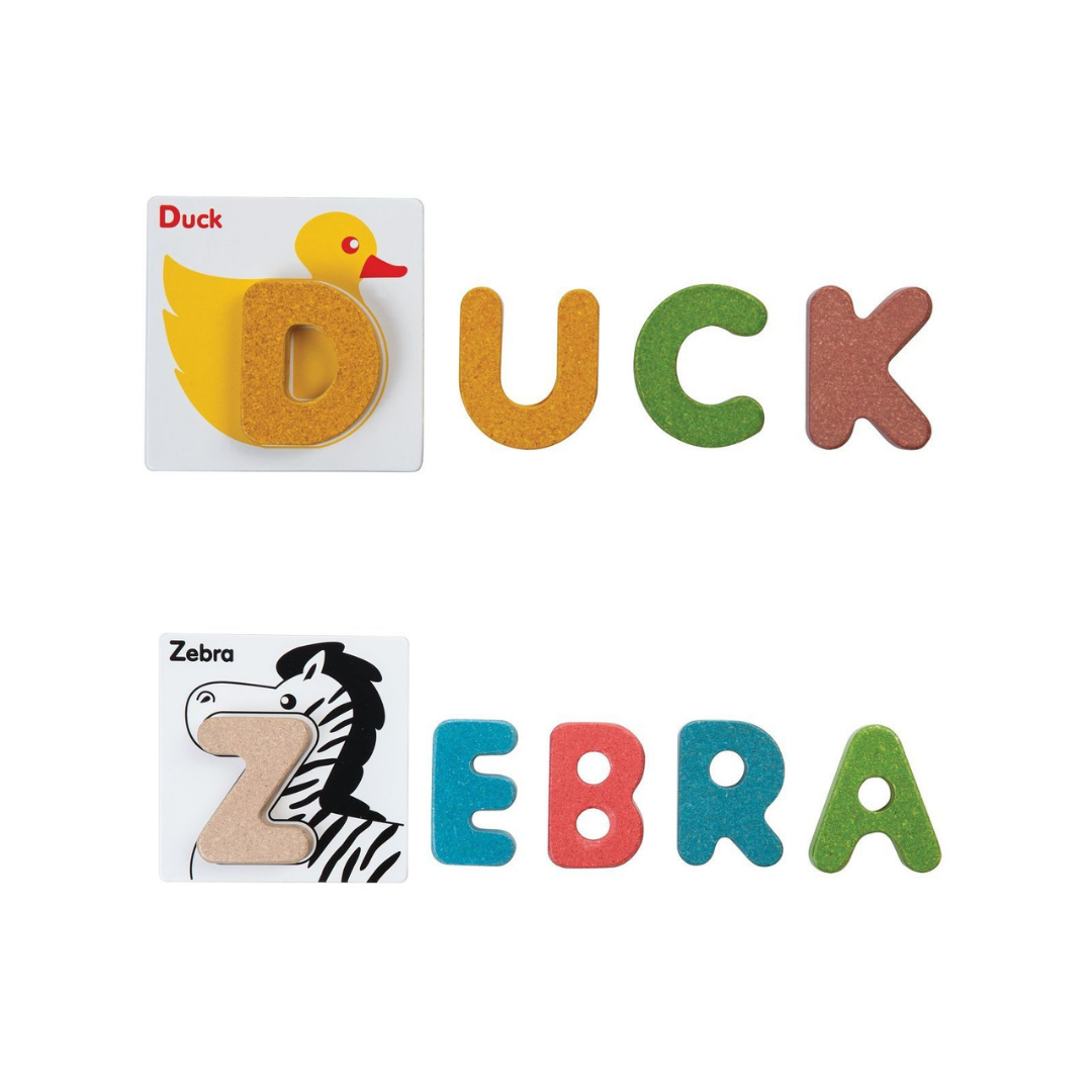Wooden Alphabet A-Z by Plan Toys | The Crib | Dubai, UAE – TheCrib.ae